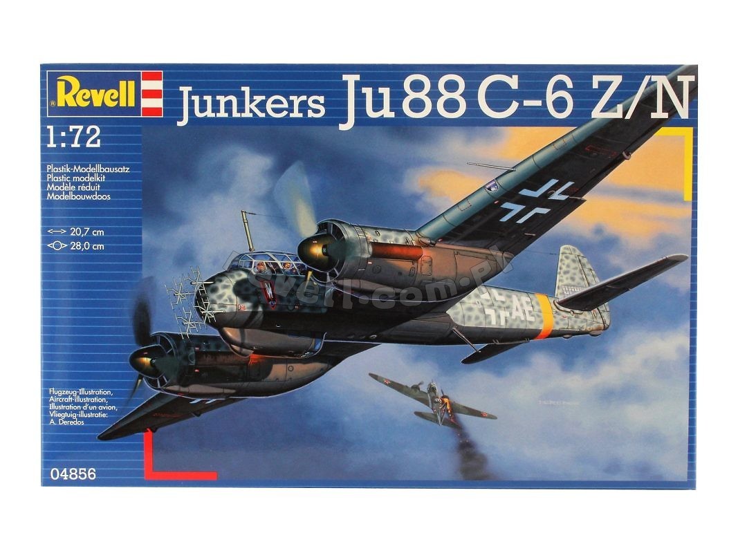 [Produkt archiwalny] Junkers Ju88 C-6 N/Z - Samoloty wojskowe z II Wojny Światowej do sklejania ...