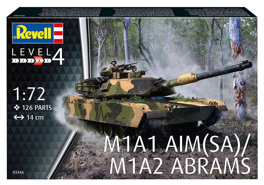 M1A1 AIM(SA)/ M1A2 Abrams (REV-03346) \ Czołgi \ Sklep Revell.com.pl
