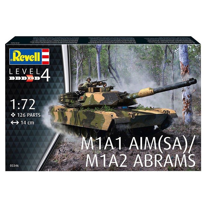 M1A1 AIM(SA)/ M1A2 Abrams (REV-03346) \ Czołgi \ Sklep Revell.com.pl