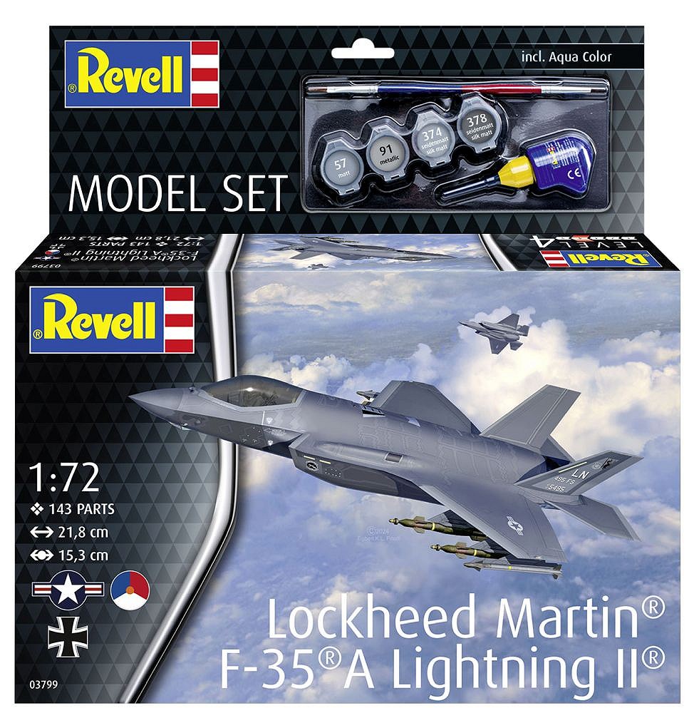 Lockheed Martin F-35A Lightning II - uszkodzone pudełko (REV63799U ...